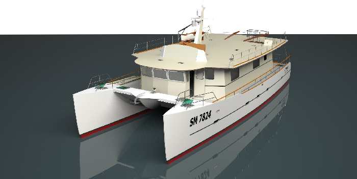 Catamaran Long Range Cruiser 65 Power Cat For sale